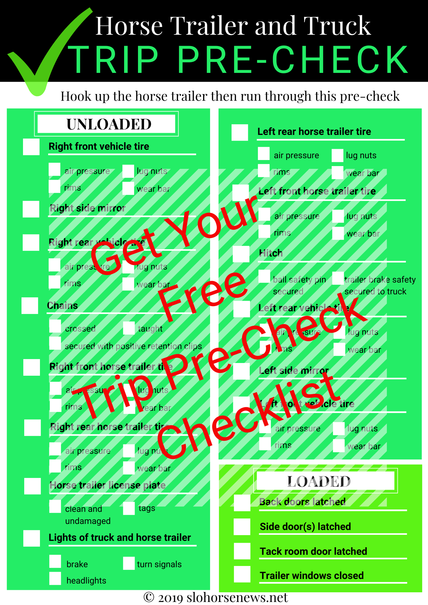 Evade Emergencies with a Horse Trailer and Truck Trip Pre-Check | SLO ...