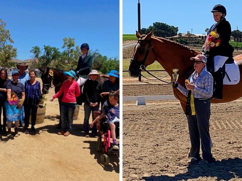 Too Old to Ride a Horse? Nope. Two Local Dressage Riders Join the ...